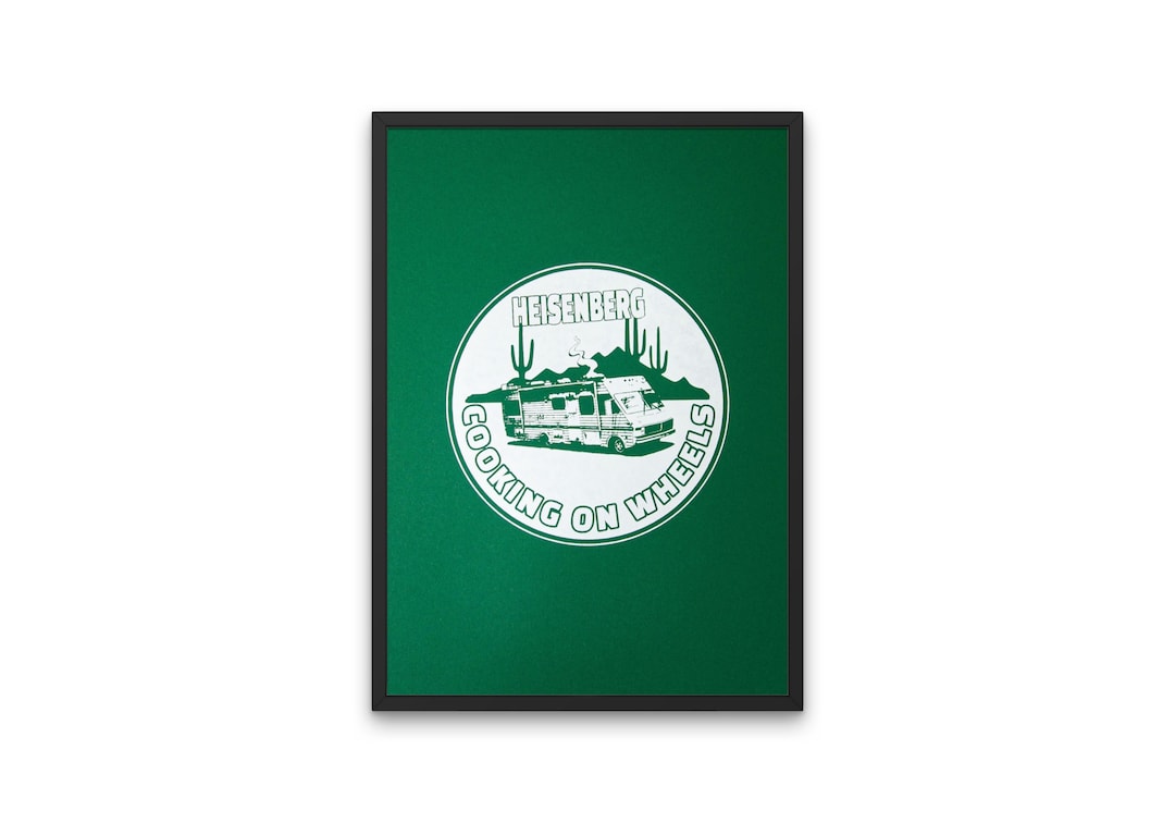 Heisenberg Cooking on Wheels Poster – Breaking Bad Art Print | Screen ...