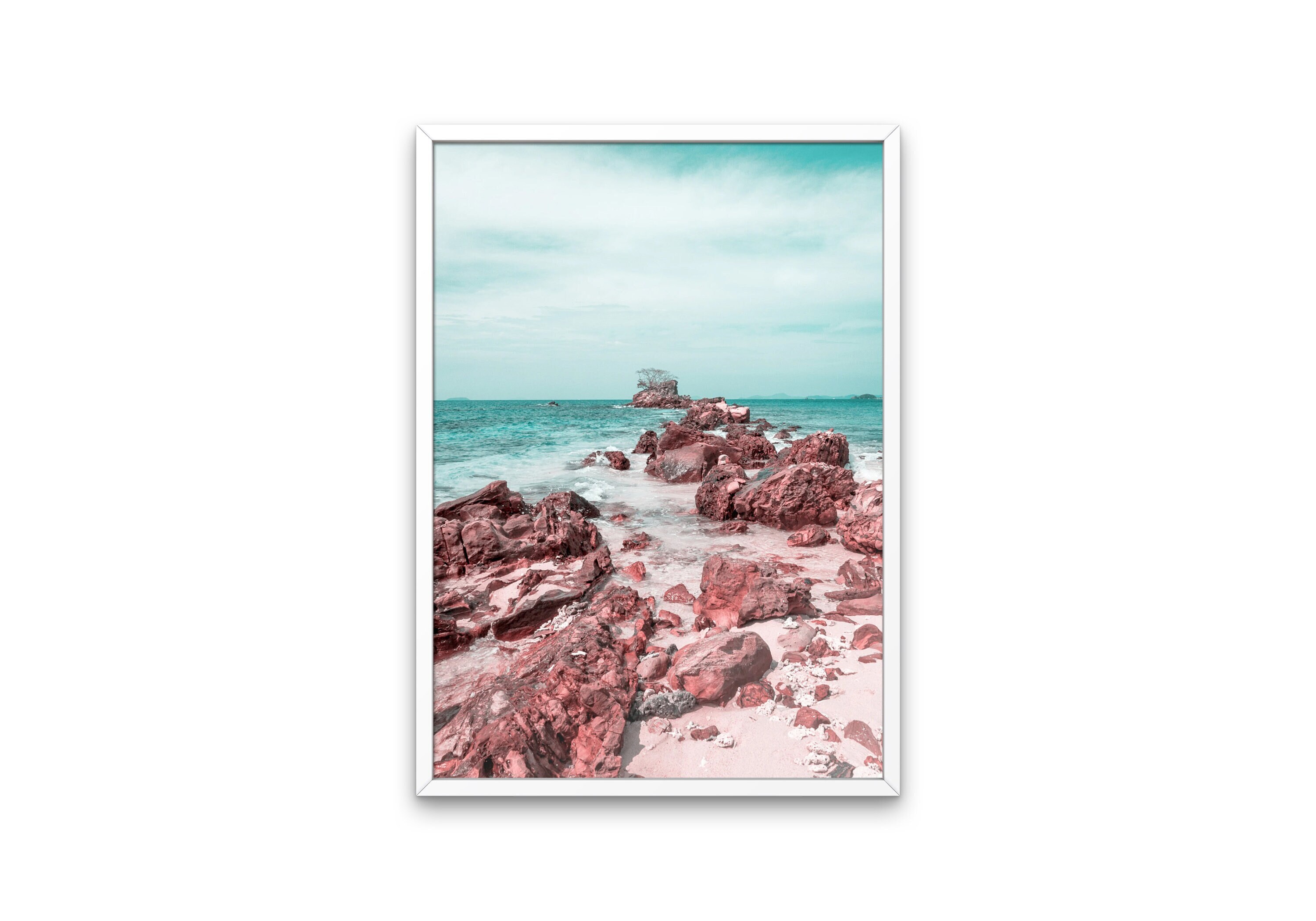 Printable Beach Poster Ocean Poster Nature Wall Art Tropical Download ...