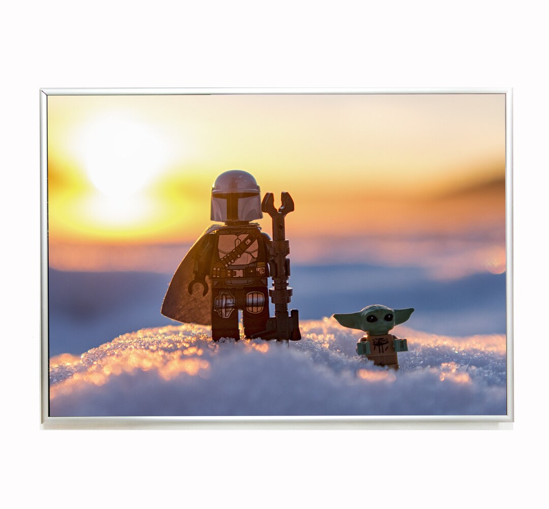 Mandalorian - Grogu - the Child - Starwars - Photo Print - Kids Room ...