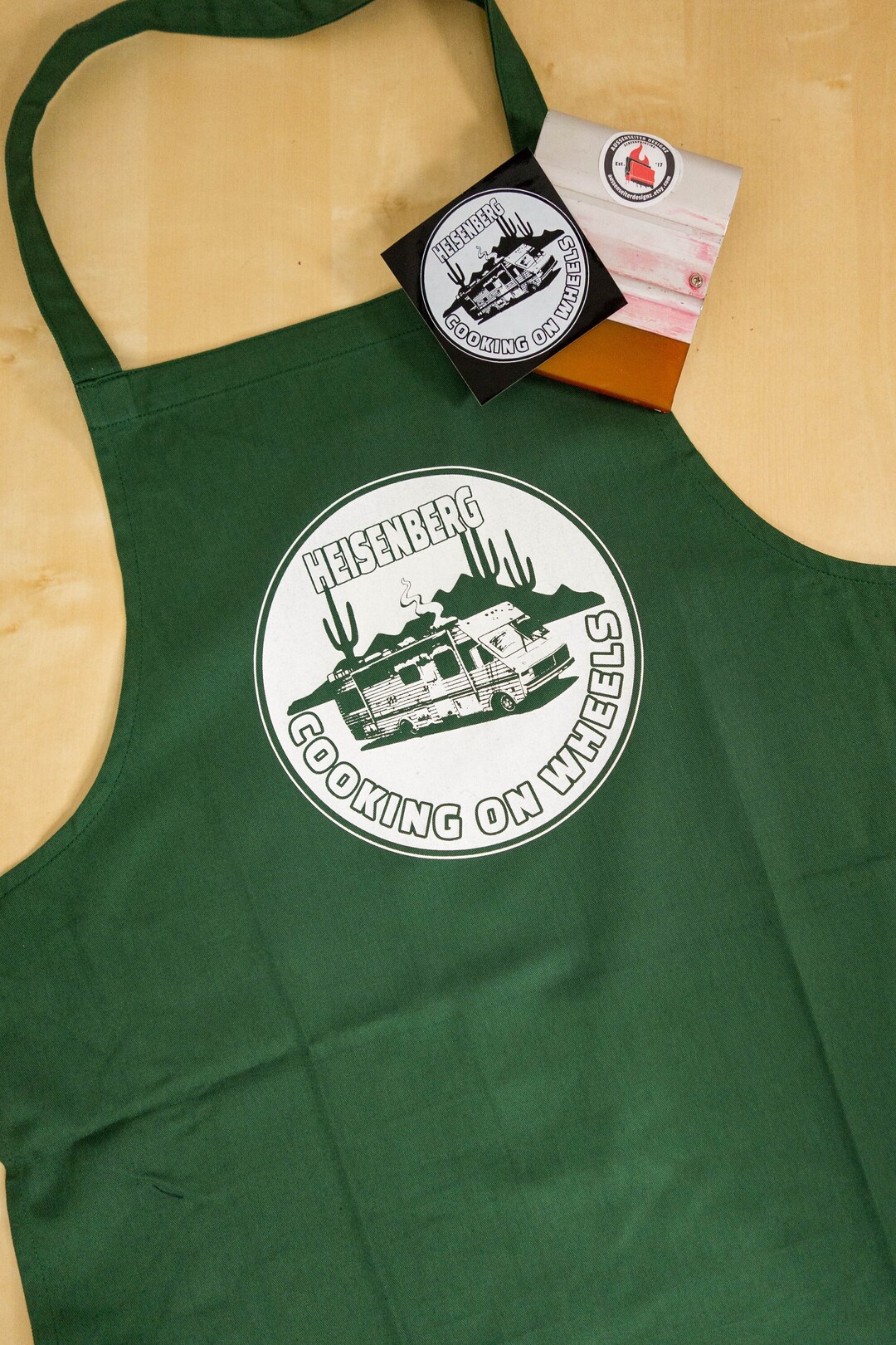 Breaking Bad Cooking on Wheels Walther White Heisenberg Cooking Apron ...