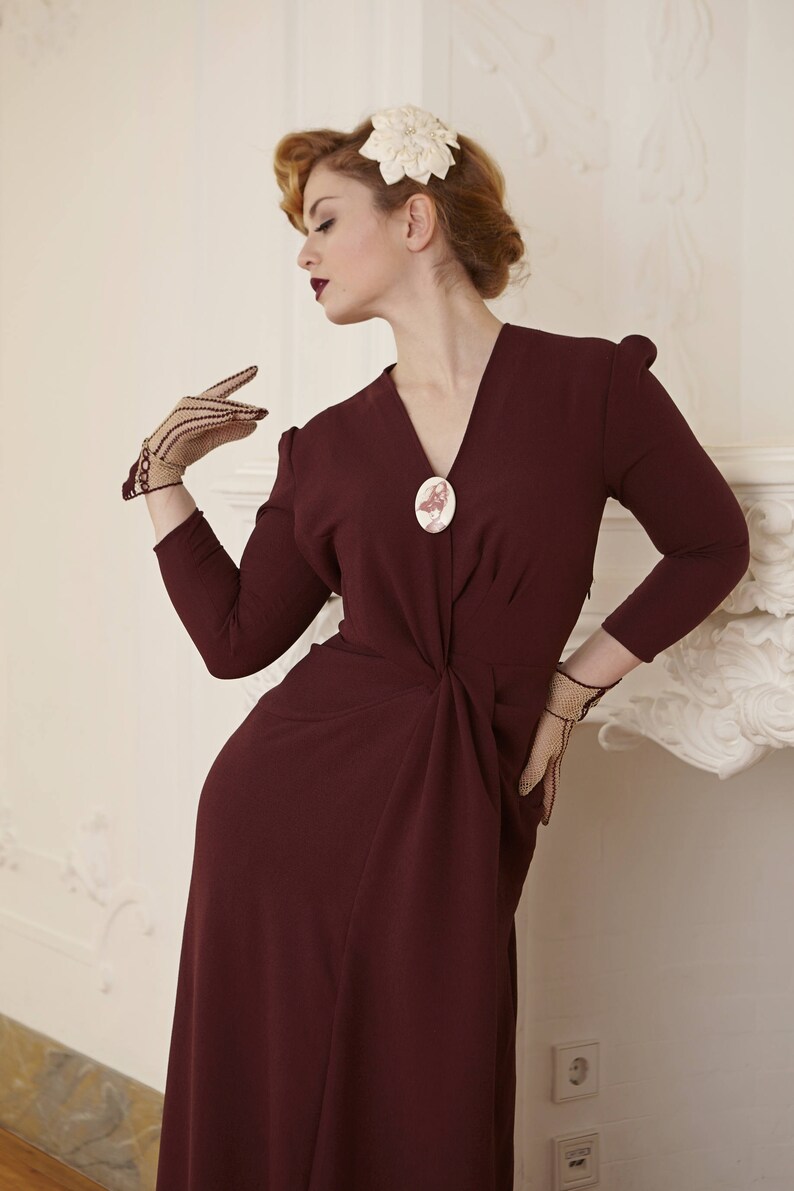 30er Jahre Abendkleid Greta - Etsy.de