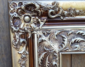 Baroque Colonial Style Frame antique silver wedding | Etsy