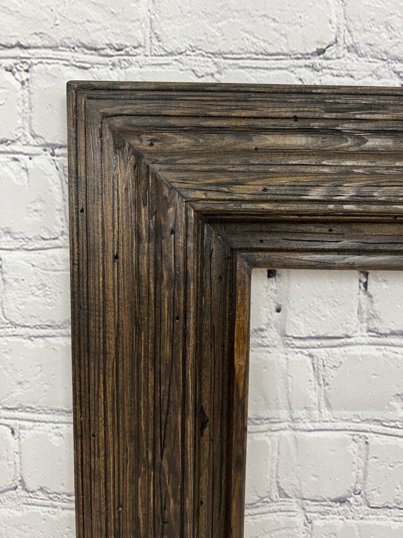 Western Style Picture Frame Wood Rustic Frame Rustic Decor | Etsy