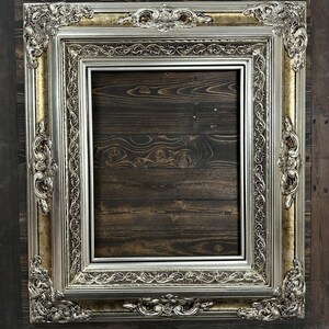 Baroque Victorian Style Frame, Antique Silver, Wedding Frame,colonial ...