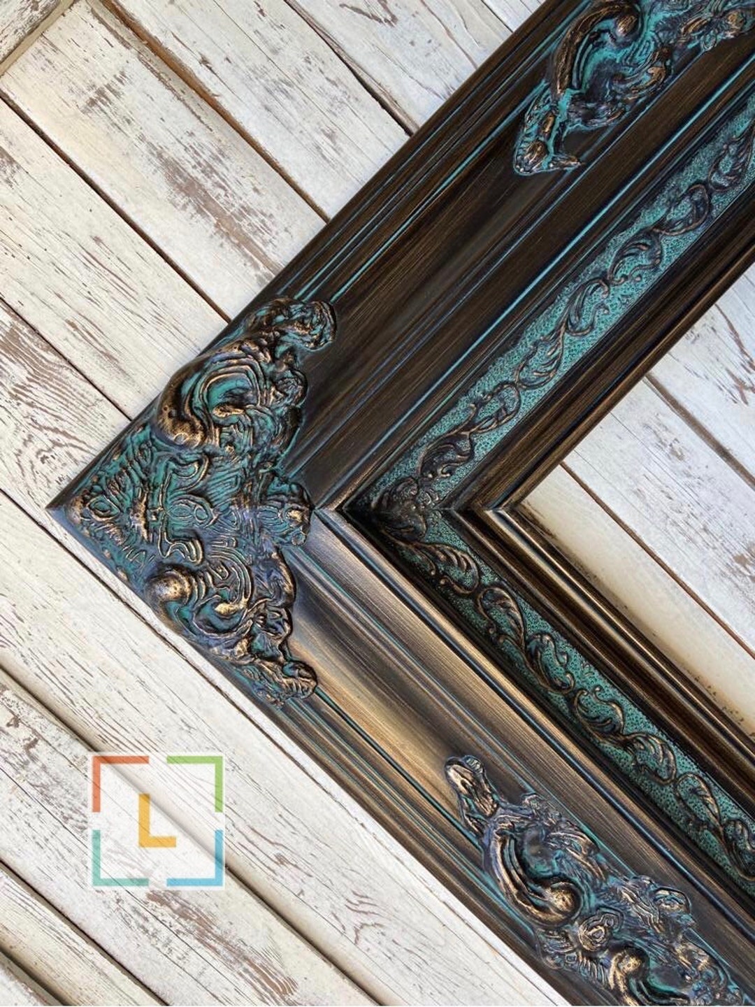 Baroque Colonial Style Frame, Antique Gold, Wedding Frame,ornate Wood ...