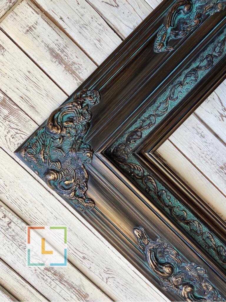 Baroque Colonial Style Frame, Antique Gold, Wedding Frame,ornate Wood ...