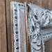 Colonial Style Ornate Wood Frame, Vintage Frame, Distressed White, Old ...