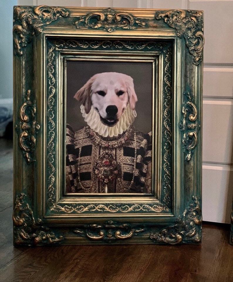 Baroque Colonial Style Frame, AGED GOLD, Wedding Frame,ornate Wood ...