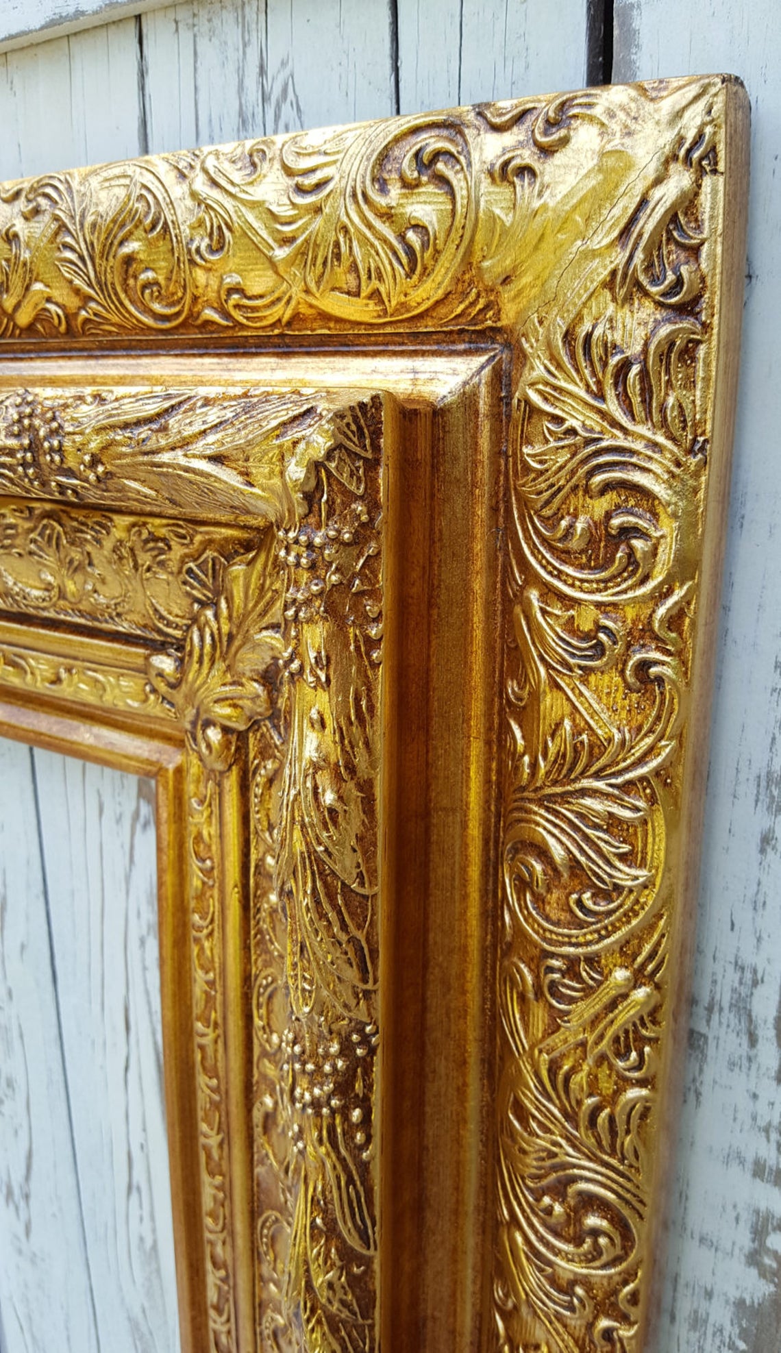 Baroque Colonial Style Frame Antique Bronzecanvas Frame | Etsy