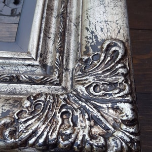 Antique Style Low Profile Frame. Ornate Wood Picture Frame, Canvas ...