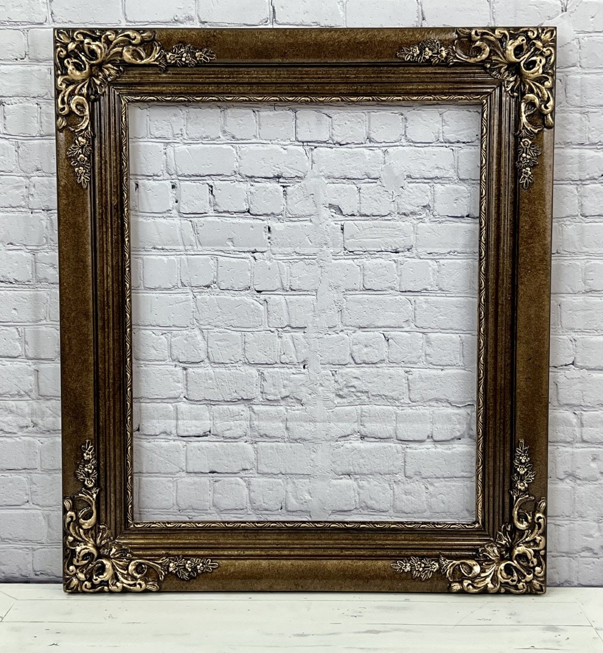 Classic Antique Low Profile Custom Frame XL Ornate Corners - Etsy