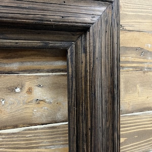 Western Style Picture Frame, Wood Rustic Frame, Rustic Decor, Custom ...