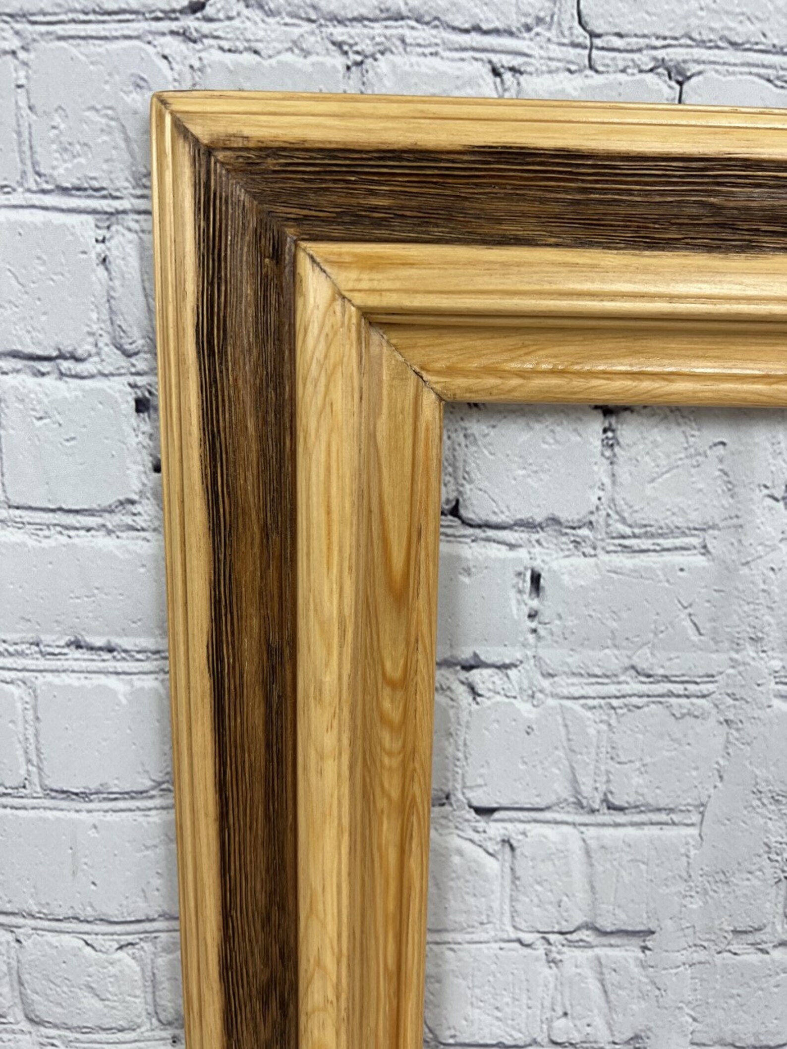 Western Style Picture Frame, Wood Rustic Frame, Rustic Decor, Custom ...