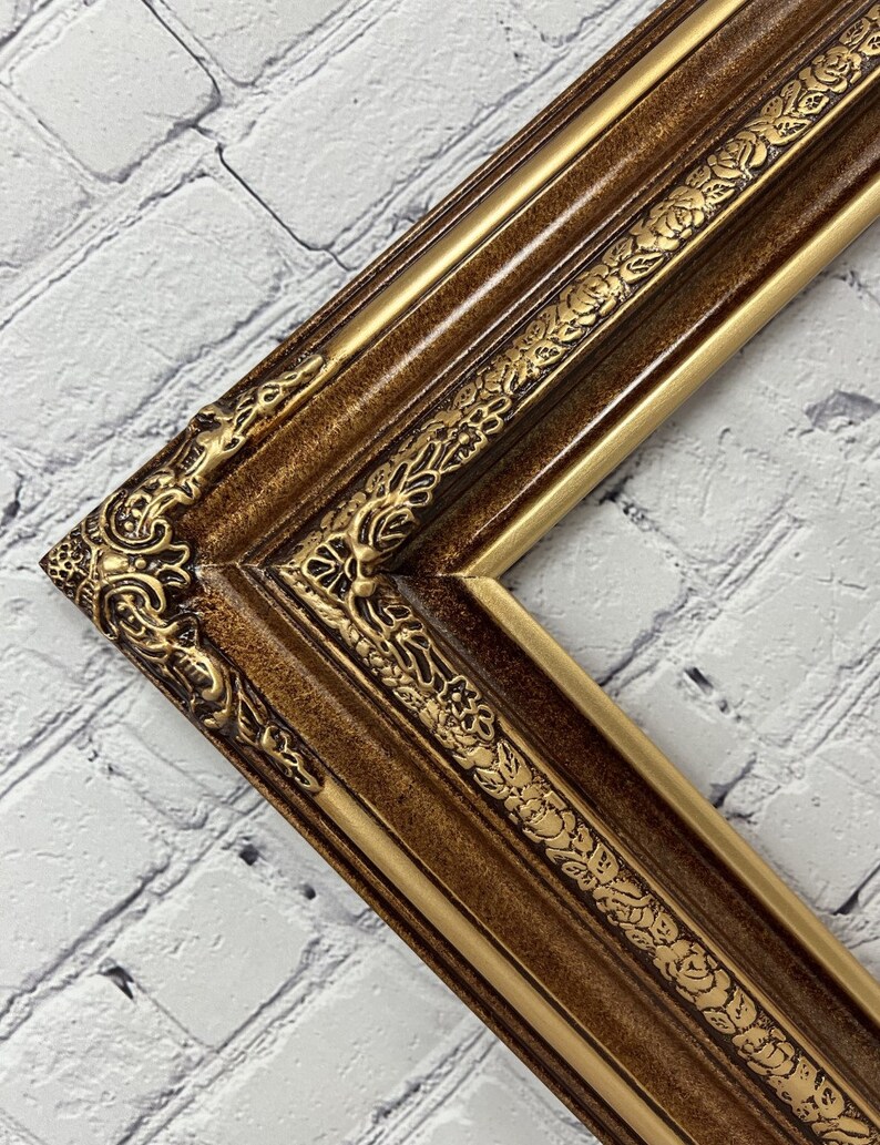 Traditional Compo Ornate Wood Frame Wood Picture Frame - Etsy