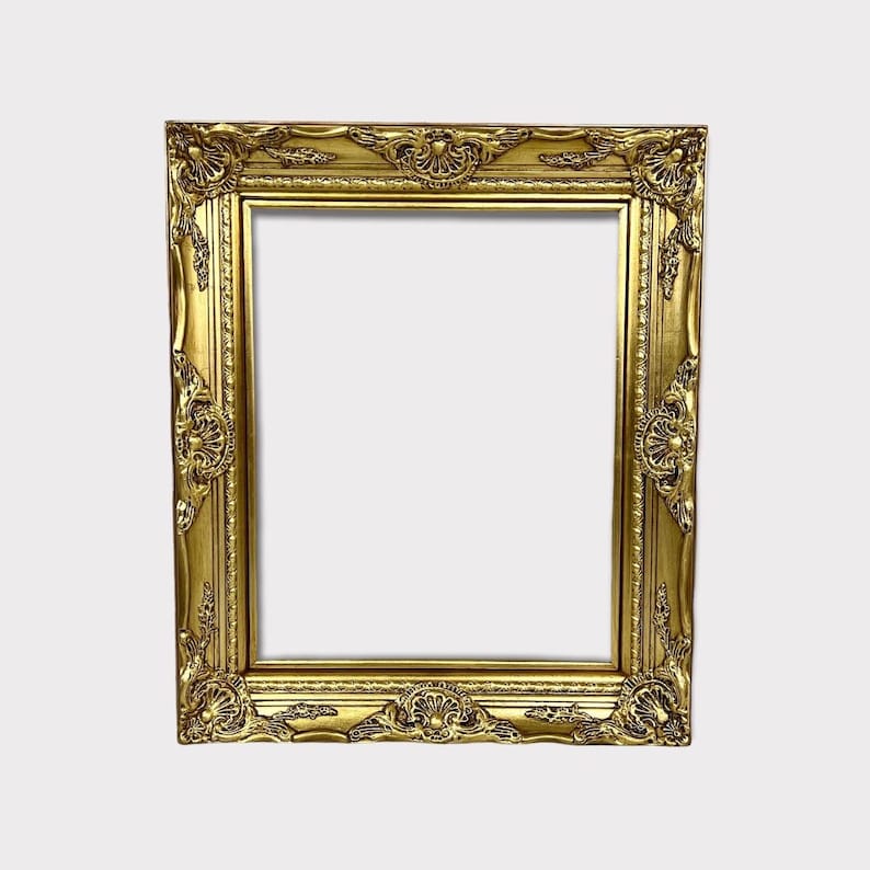 Classic Colonial Style Wood Picture Frame Canvas Frame - Etsy