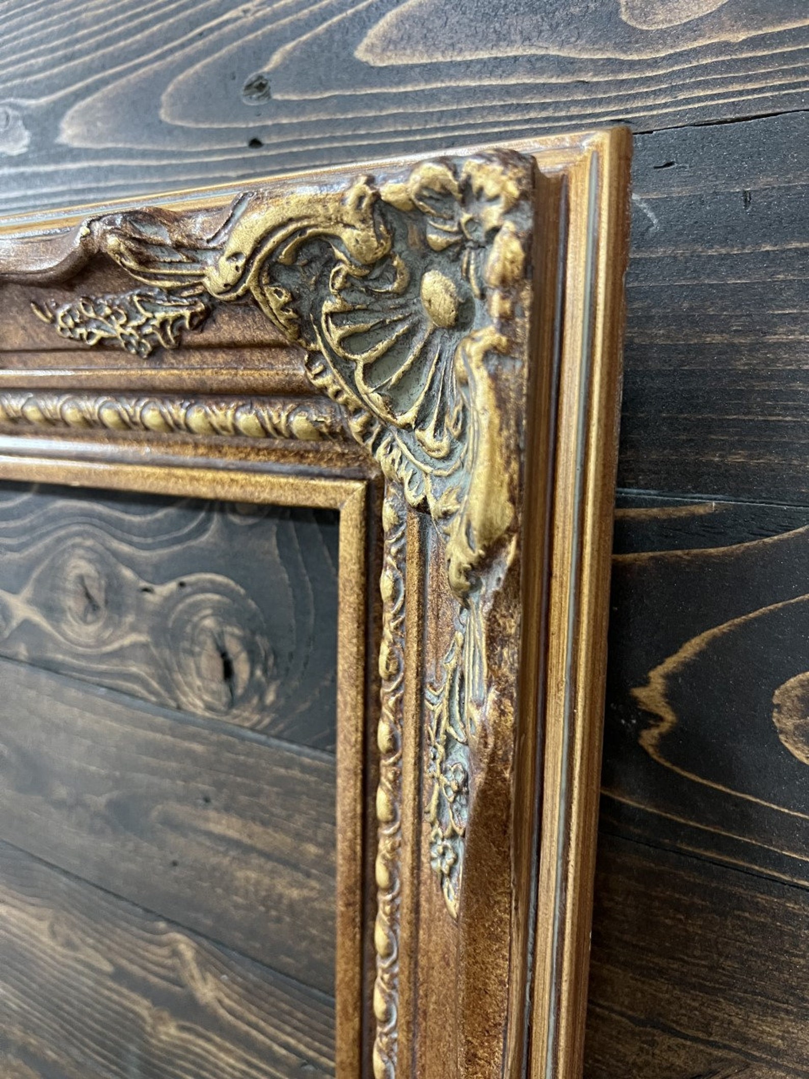 Classic Colonial Style Wood Picture Frame, Canvas Frame,bronze, Ornate ...