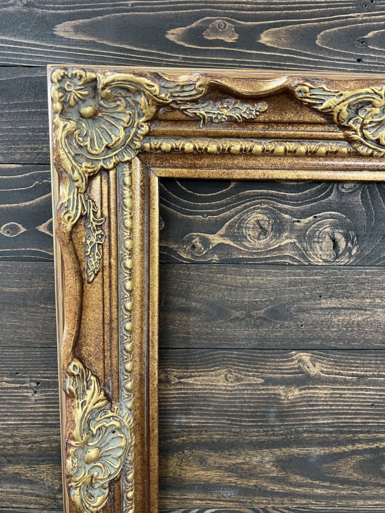 Classic Colonial Style Wood Picture Frame, Canvas Frame,bronze, Ornate ...