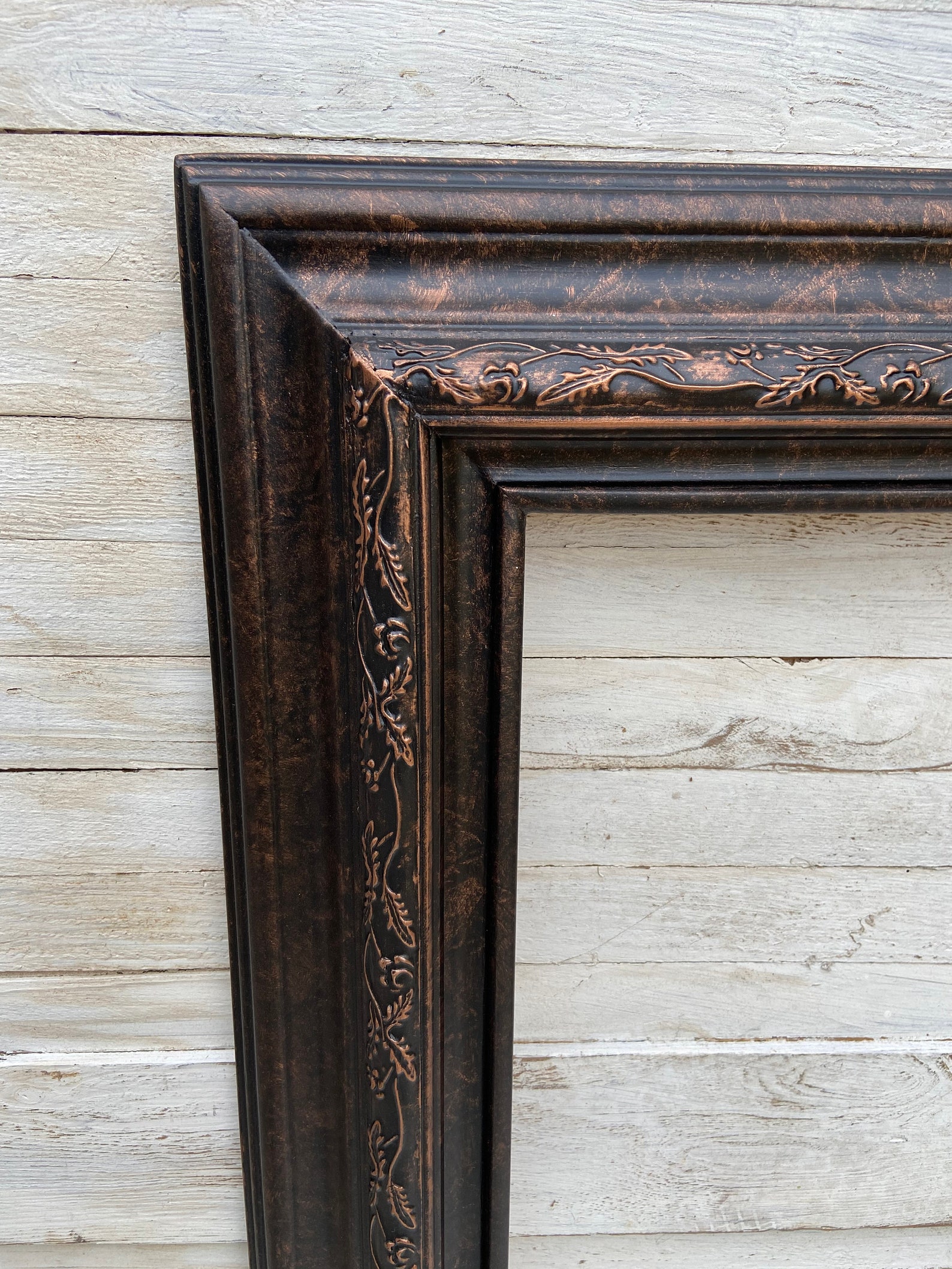 Classic Style Wood Picture Frame, Rose Copper,handcrafted,wood Frame ...