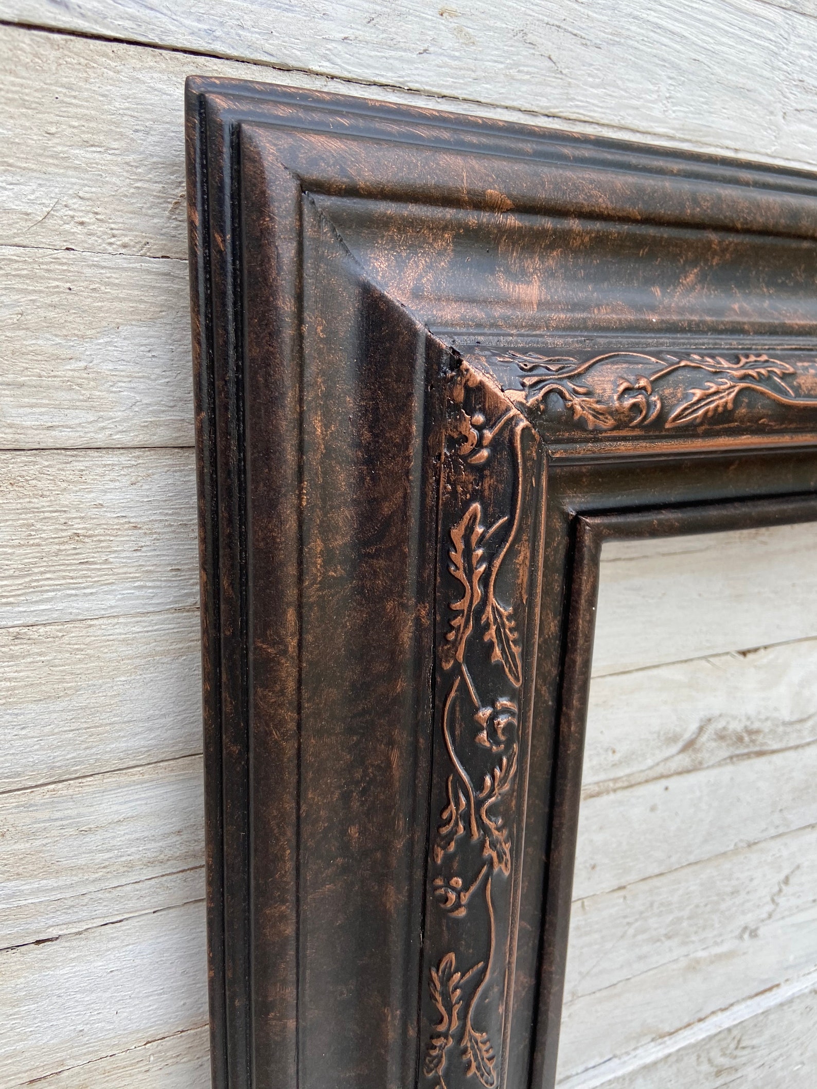 Classic Style Wood Picture Frame, Rose Copper,handcrafted,wood Frame ...