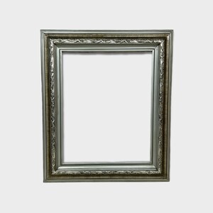 Classic Style Wood Picture Frame Brushed Silver Silver Leaf - Etsy