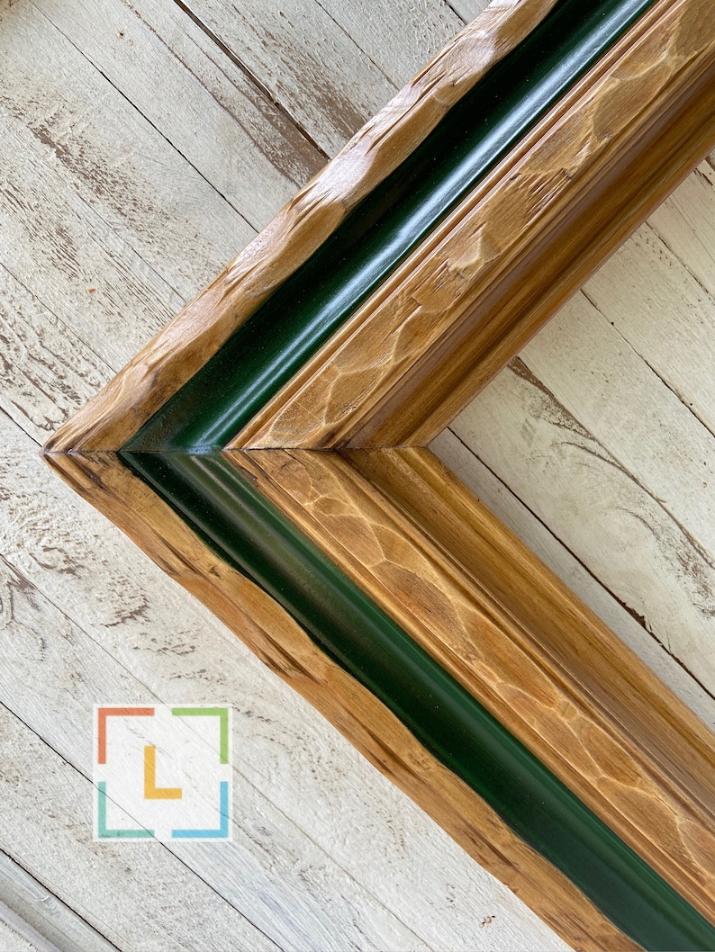 Rustic Western Style Wood Picture Frame Distressed Frame - Etsy