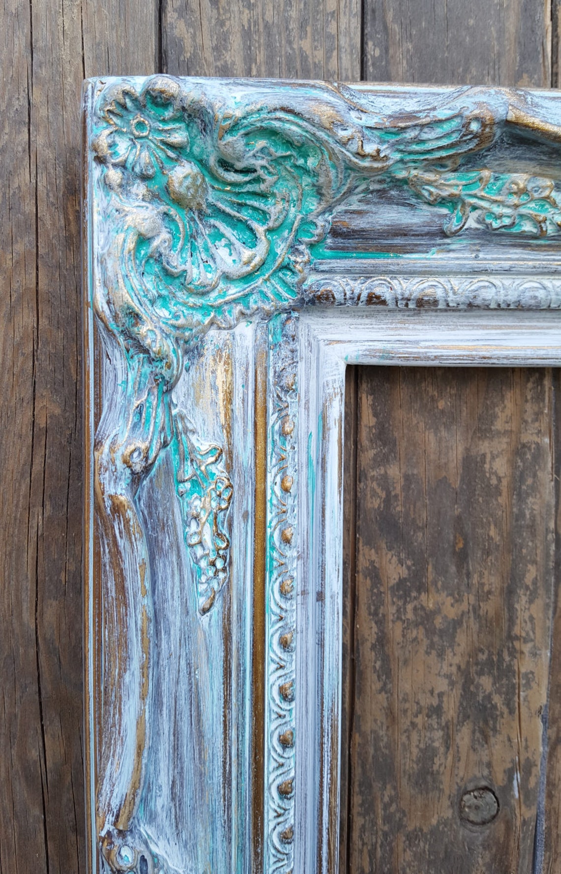 Colonial Shabby Chic Style Frame White Wash Wedding Frame - Etsy