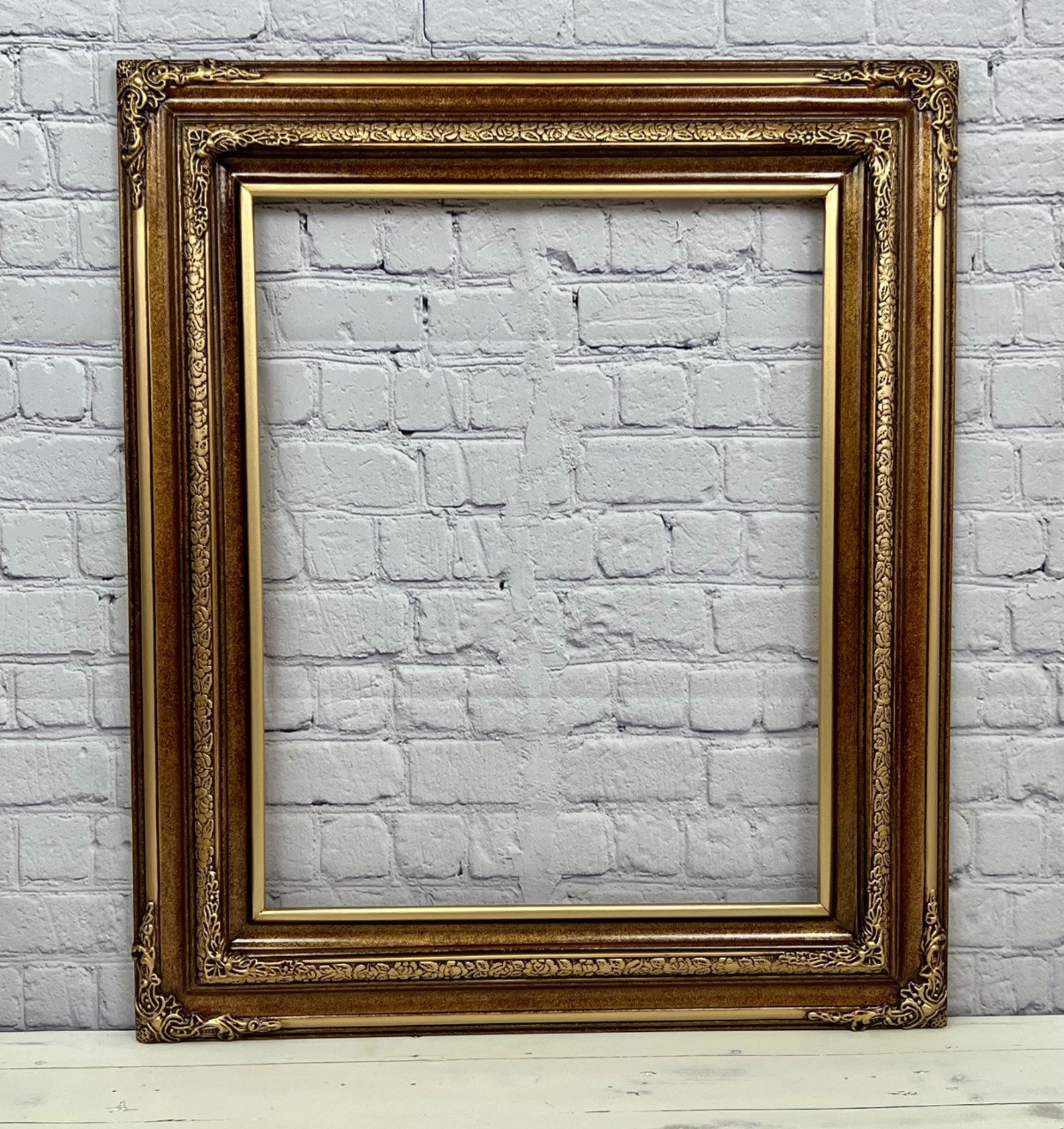 Traditional Compo Ornate Wood Frame Wood Picture Frame - Etsy