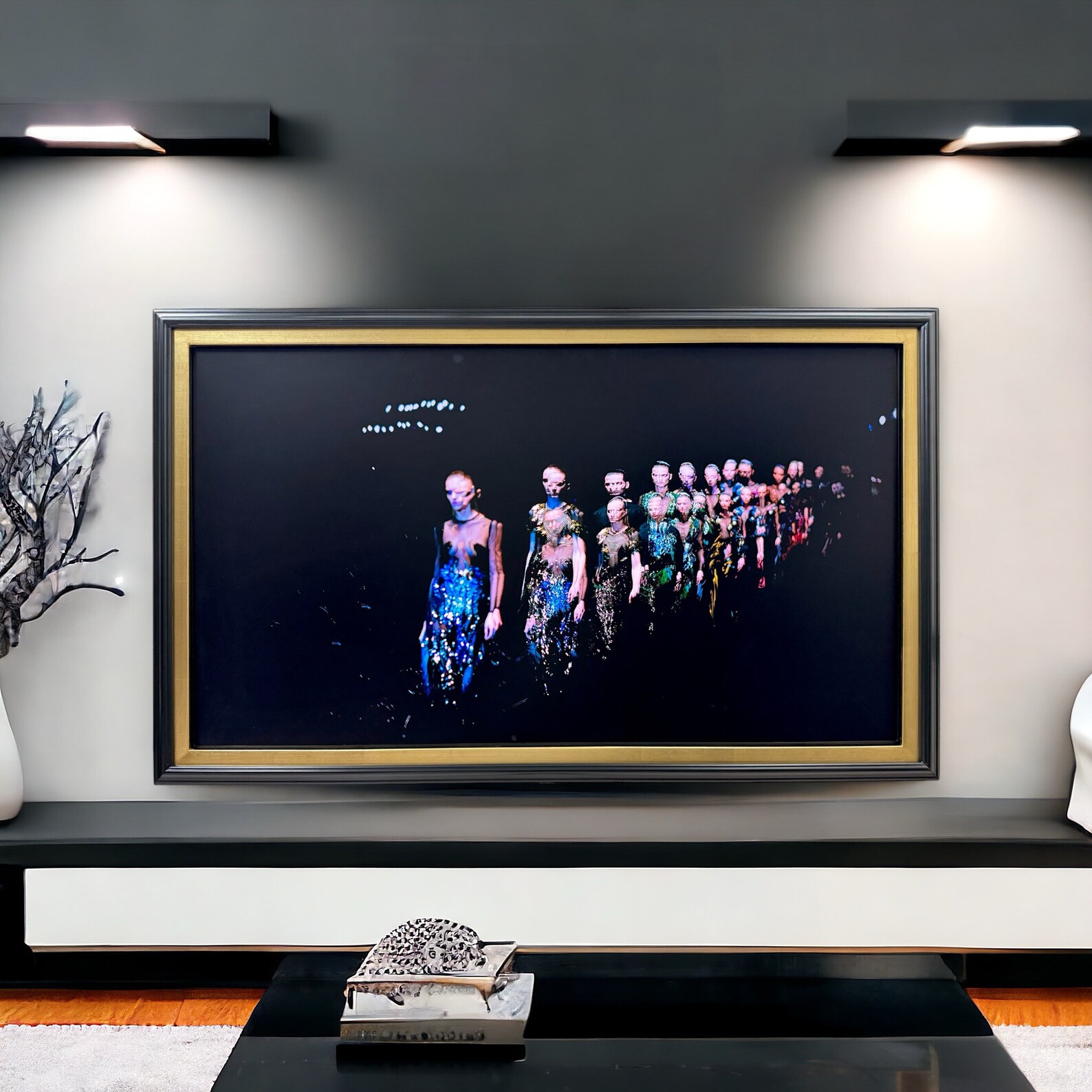32" to 75" Inch Contemporary Frame for Samsung the Frame TV & Frame Pro ...