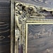 Classic Colonial Style Wood Picture Frame,dark Cherry With Gold Leaf ...