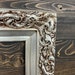 Victorian Style Wood Picture Frame SILVER LEAF Canvas Frame - Etsy