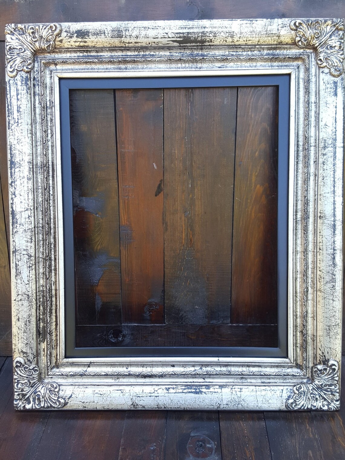 Antique Style Low Profile Frame. Ornate Wood Picture Frame, Canvas ...