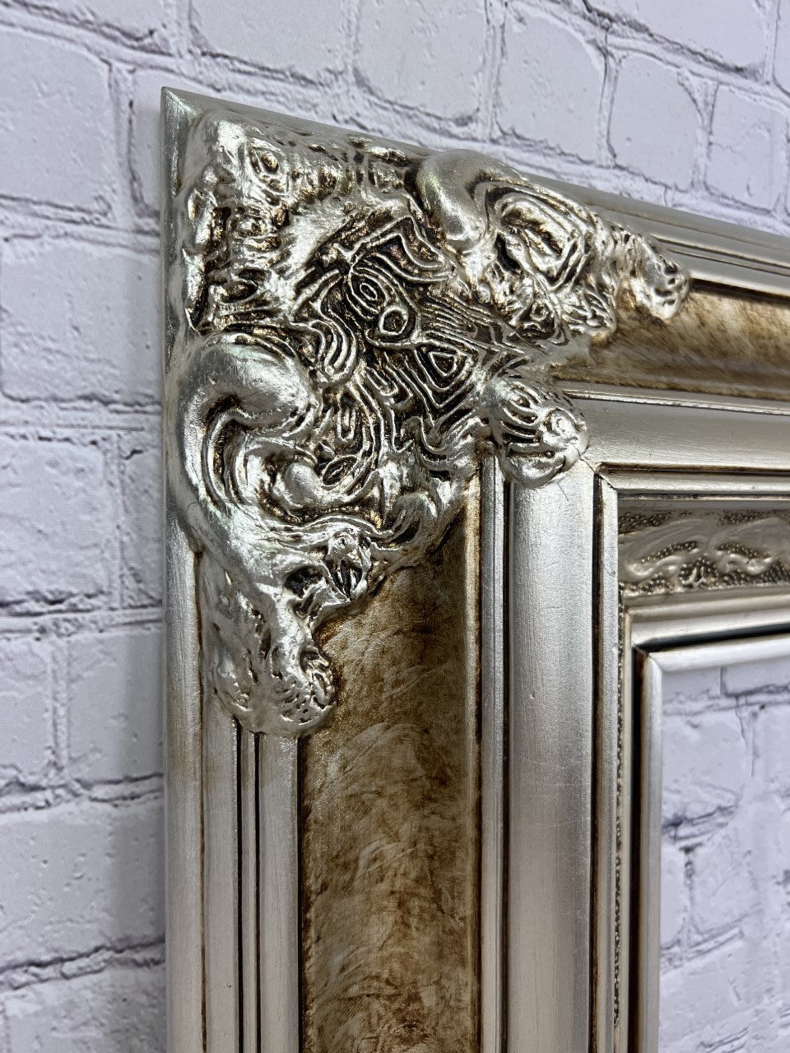 Baroque Victorian Style Frame Antique Silver Wedding - Etsy
