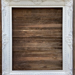 Classic Colonial Style Wood Picture FrameDistressed White | Etsy