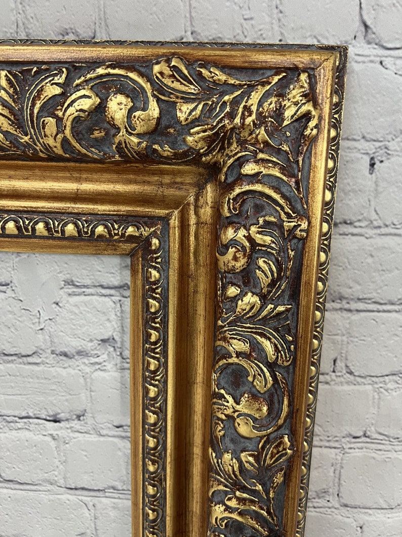 Colonial Style Frame, Gold Leaf, Canvas Frame, Antique Frame,oil ...