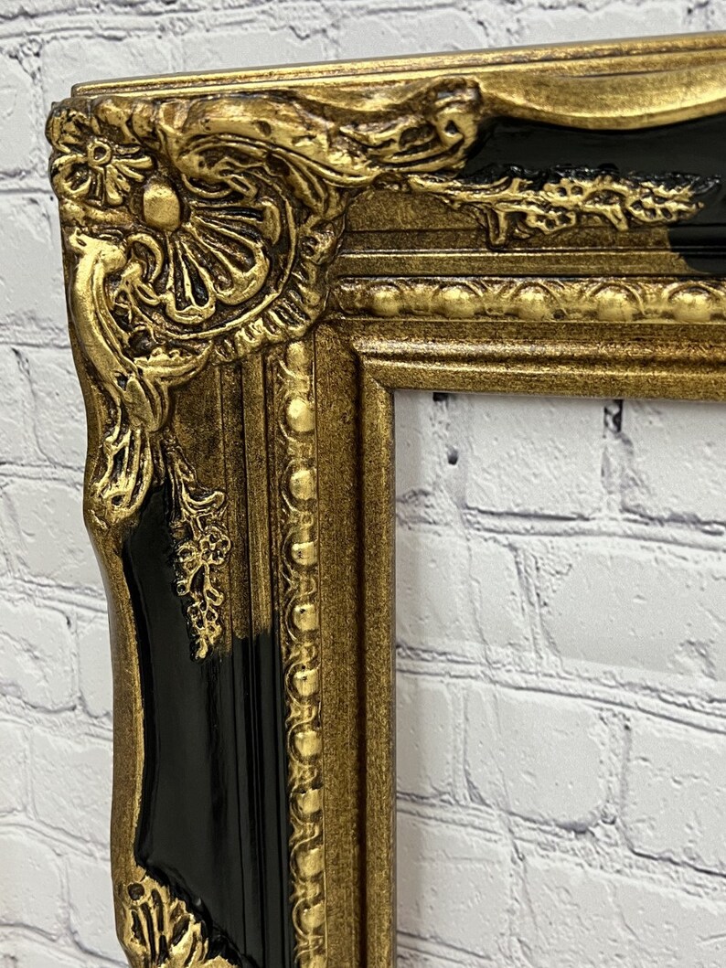 Classic Colonial Style Wood Picture Frame Gold Leaf Frame | Etsy