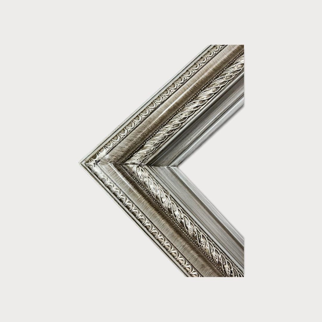 24 X 36 in Stock - Ready to Ship Classic Compo Ornate Wood Frame, White ...