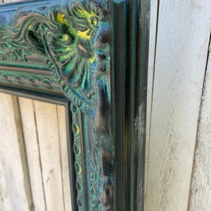 Classic Colonial Style Wood Picture Frame Distressed ornate | Etsy