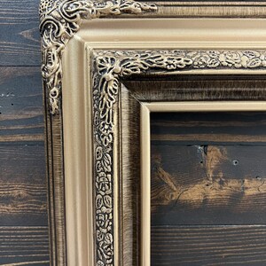 Traditional Compo Ornate Wood Frame, Vintage Gold, Wood Picture Frame ...