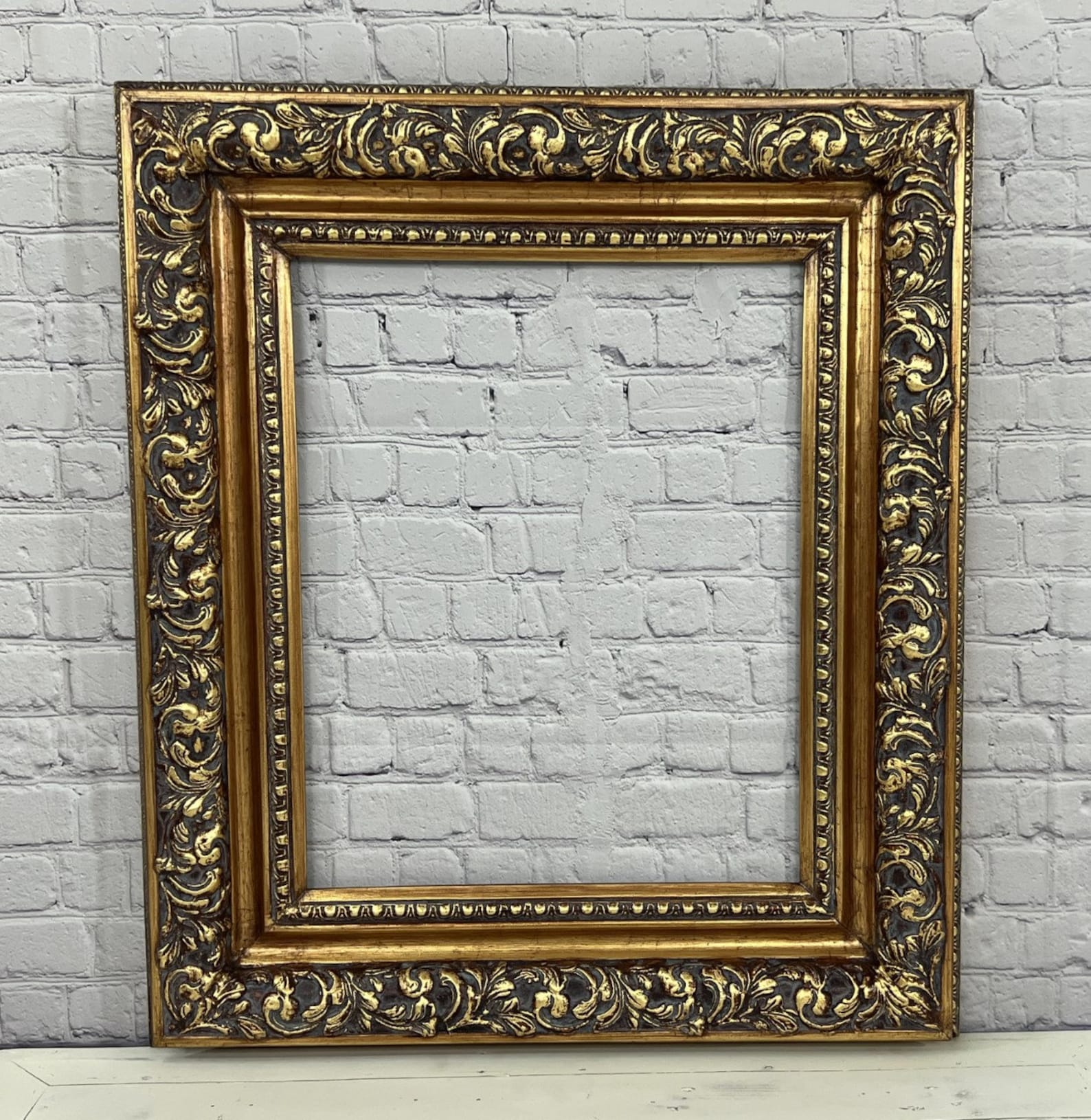 Colonial Style Frame, Gold Leaf, Canvas Frame, Antique Frame,oil ...