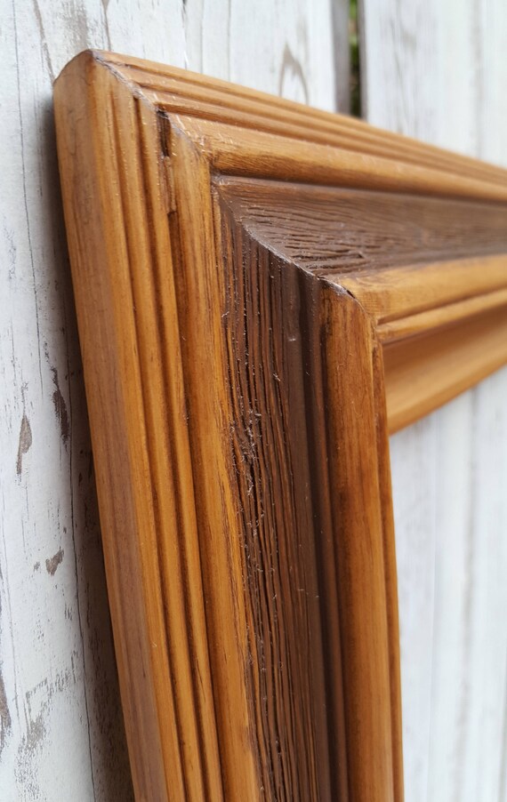 Western style picture frame wood rustic frame rustic decor | Etsy