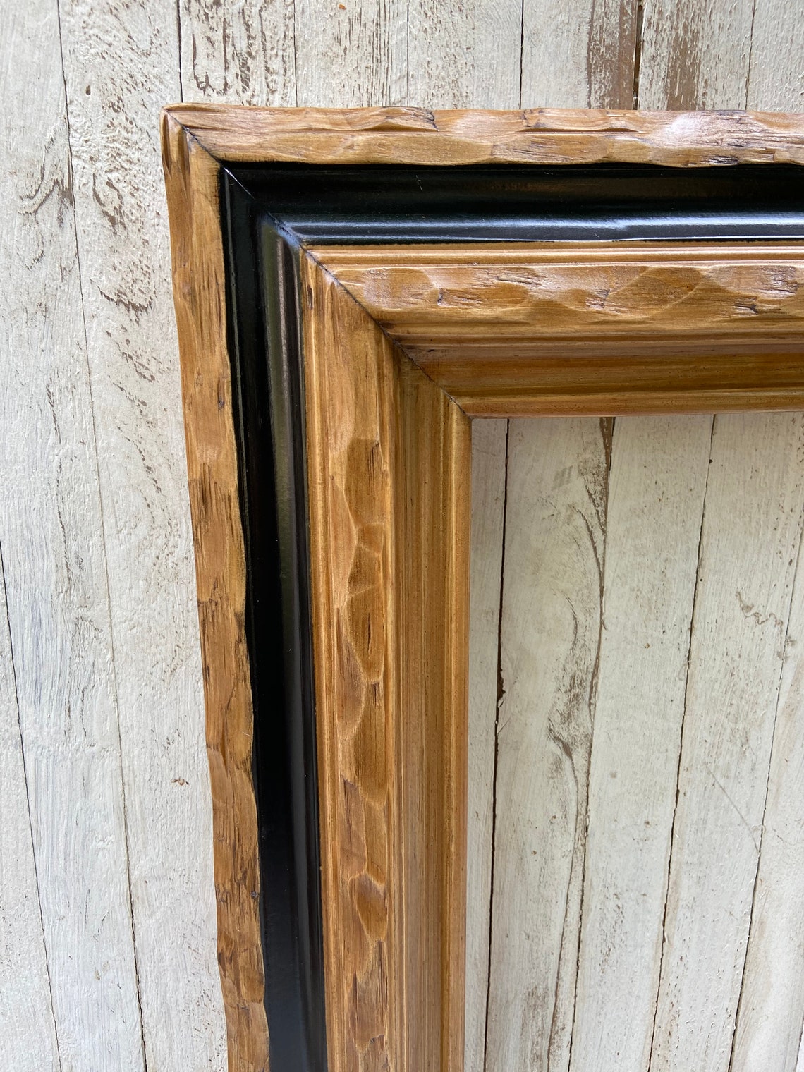 Rustic Western Style Wood Picture Frame Distressed Frame - Etsy