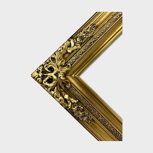 Baroque Style Frame Antique Gold Canvas Frame Photo Picture - Etsy