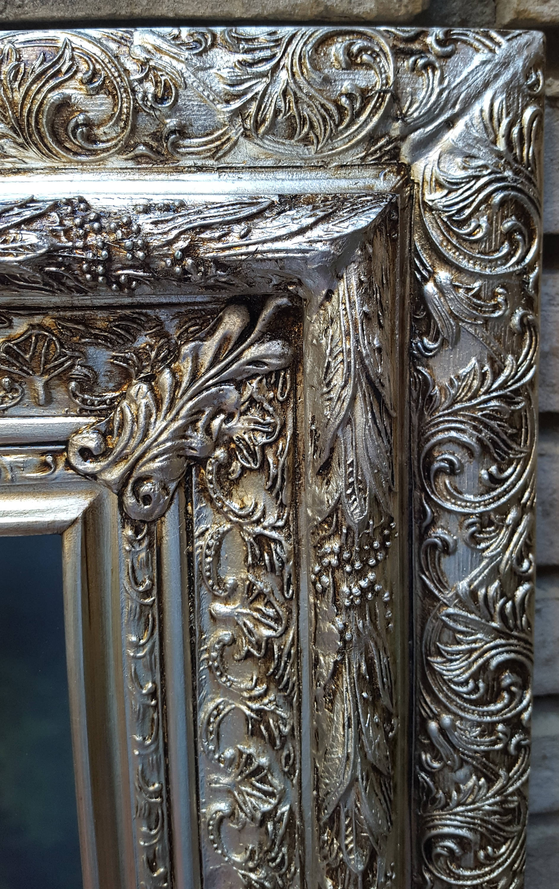 Baroque Colonial Style Frame antique silver wedding | Etsy