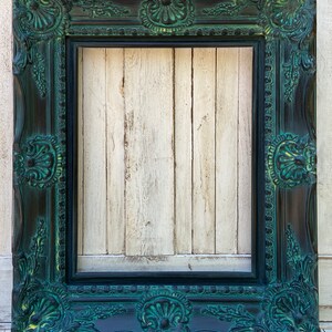 Classic Colonial Style Wood Picture Frame Distressed ornate | Etsy