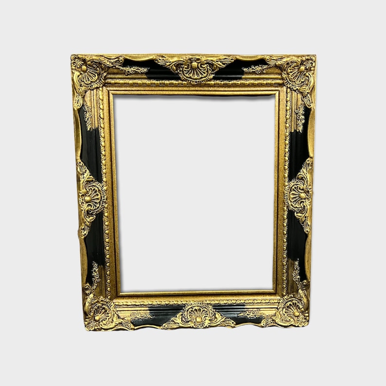 Classic Colonial Style Wood Picture Frame, Gold Leaf Frame, Gesso Frame ...