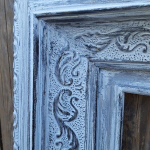Victorian Shabby Chic Style Frame, White Wash, Canvas Frame, Photo ...