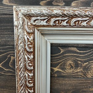 Silver Leaf Wood Picture Frame Ornate Frame Botanical - Etsy