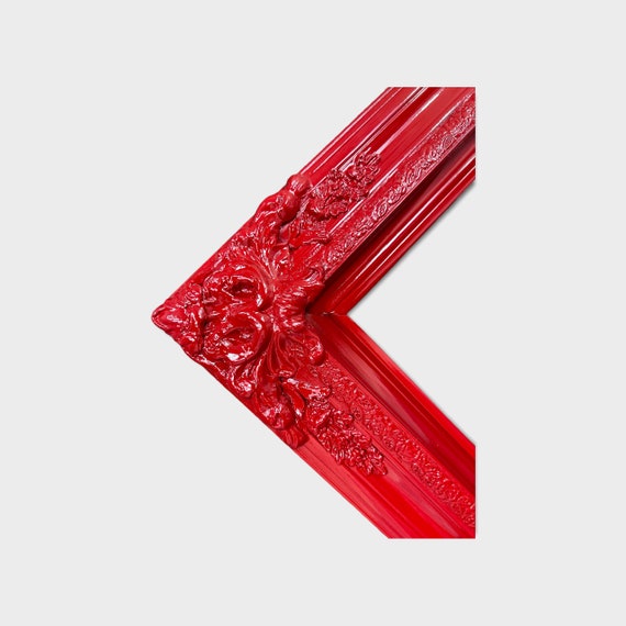 Red Ornate Frame