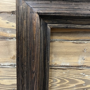 Western Style Picture Frame, Wood Rustic Frame, Rustic Decor, Custom ...