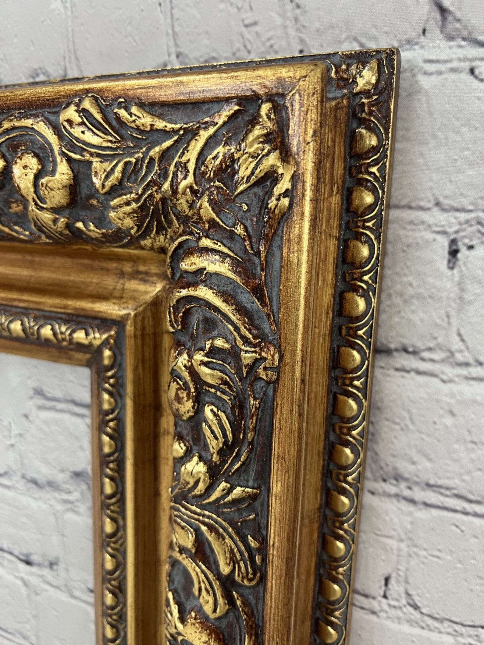 Colonial Style Frame, Gold Leaf, Canvas Frame, Antique Frame,oil ...